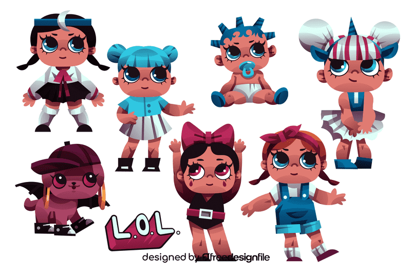 Lol surprise vector free download