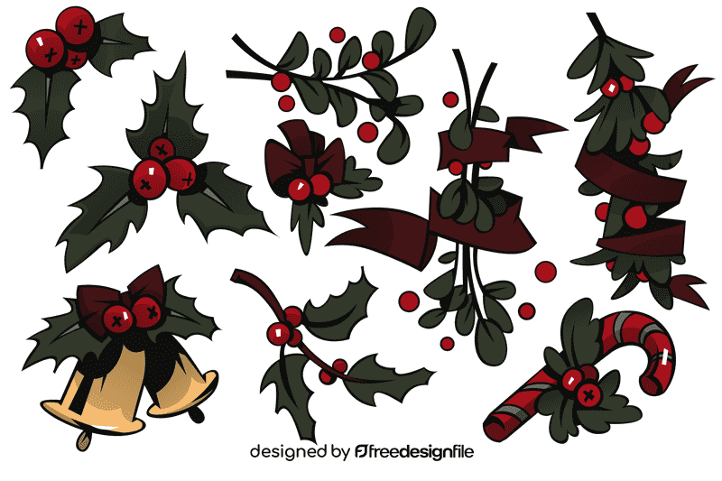 Mistletoe vector free download
