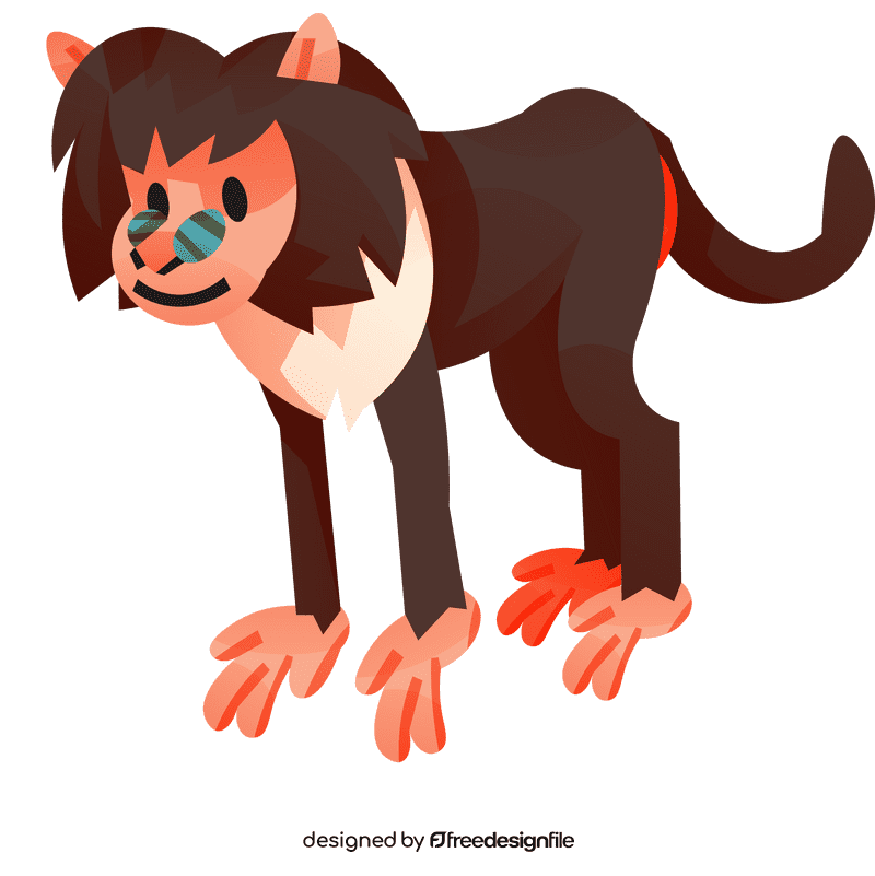 Baboon fours clipart free download