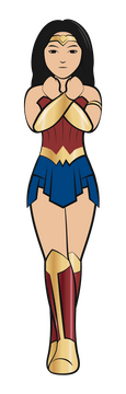 Wonder Woman Strike Clipart Free Download