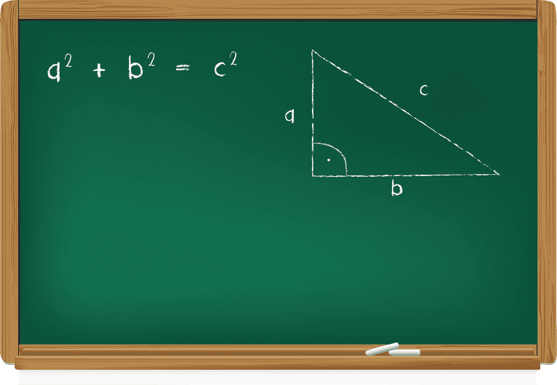 Blackboard Mathematics The Pythagorean Theorem PNG free download