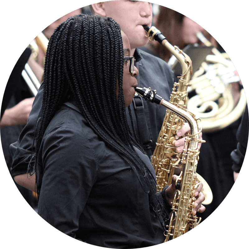 Vibrant Jazz Band Melodies in Motion PNG free download