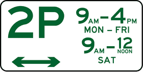 Parking Garage 1-Hour Limit on Saturdays PNG free download