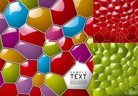 Three-dimensional abstract background vector free download