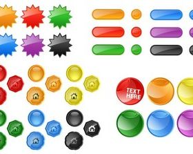 Royal Buttons vector free download