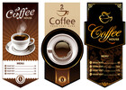 Creative Coffee menu cover background vector free download