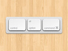 apple keyboard Button PSD graphic free download