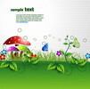 Shiny Nature Background vector graphics 01 free download