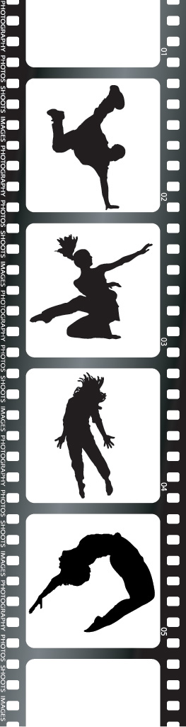 Silhouette film vector - for free download