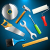 Hand Tools vector backgrounds 02 free download