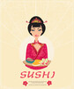 Set of Susi girl design vector 05 free download