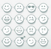 Different Face Expression icon vector 04 free download