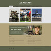 Military academy website template free download