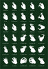 Touch gestures vector set free download