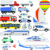 Various transport set vector free download