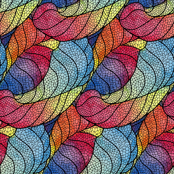 Abstract Fish scale Pattern Vector Free Download