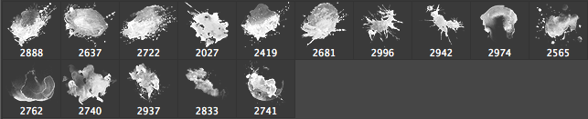 15 Free Splatter Brushes free download