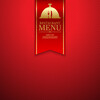 Ornate restaurant menu background art 04 free download
