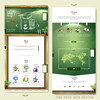 Website page design template vector 03 free download