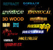 Different Font effects psd styles set free download
