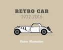 Retro car poster vector design 12 free download