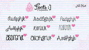 Miss fonts set free download