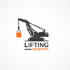 Lifting equipment logo design vectors free download