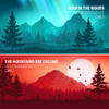 Nature landscape banners template vectors material 07 free download