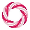 Round candy cane vector frame 03 free download
