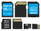 Micro memory card vector set free download