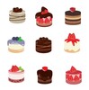 Cute small cake vector set free download
