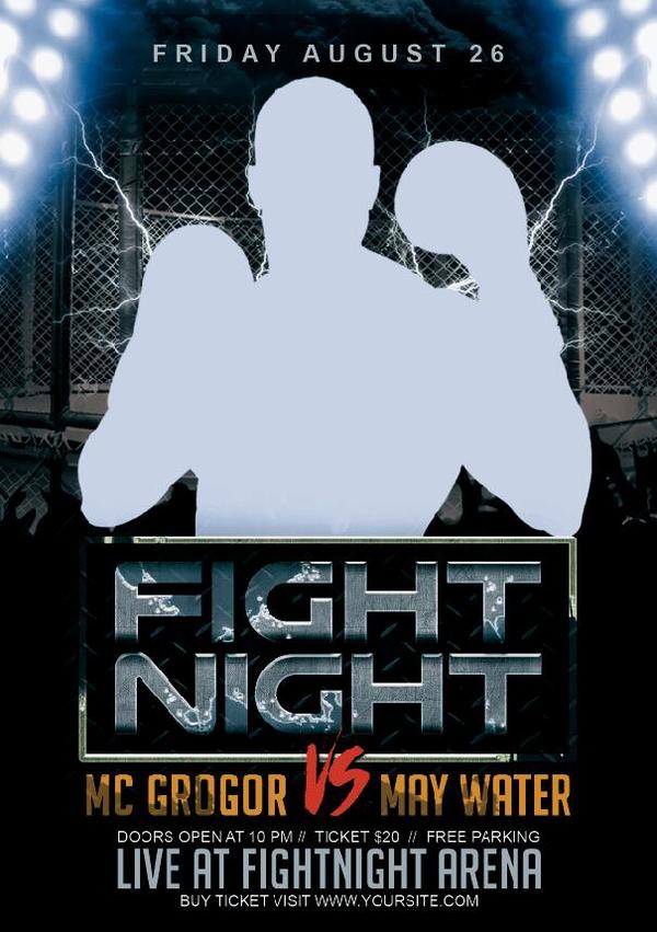 Fight Night Flyer Psd Template Free Download
