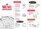 Fast food restaurant menu vectors 01 free download