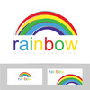 rainbow logo vector free download