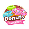 Donuts labels vectors 02 free download