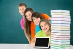 Happy student Stock Photo 01 free download