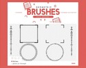 Simple Geometric Photoshop Brushes free download