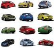 Free Cars Set vector free download