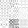 Line Patterns background set vector free download