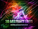 3D Abstract Lines Photoshop Brushes free download