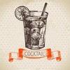 Vintage cocktail cover vectors free download