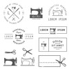 Sewing machine label vector free download