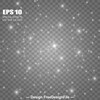 Shining point stars glow light effect vector free download