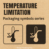 Temperature limitation packaging symbol vector free download