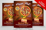 Pizza Hut PSD Flyer Templates free download