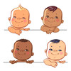 Happy baby vector free download