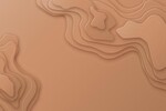 Brown 3D Topographic Map Wallpaper Vector free download