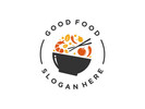 Good food logos vector free download