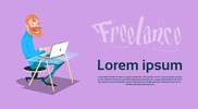 Freelance cartoon vector free download