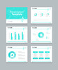 Cyan chart information vector free download